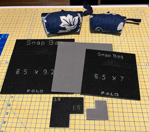 Snap Bag Templates - 3 Sizes – Winner Designs