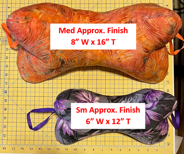 Dog Bone Neck Pillow Templates Sm, Med – Winner Designs