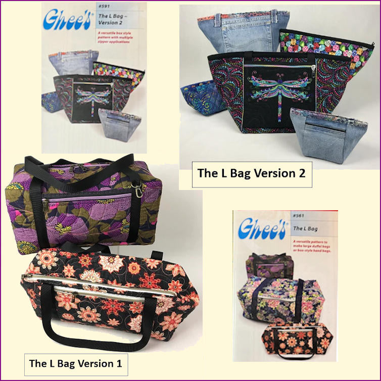 Ghee's L Bag Patterns – Winner Designs