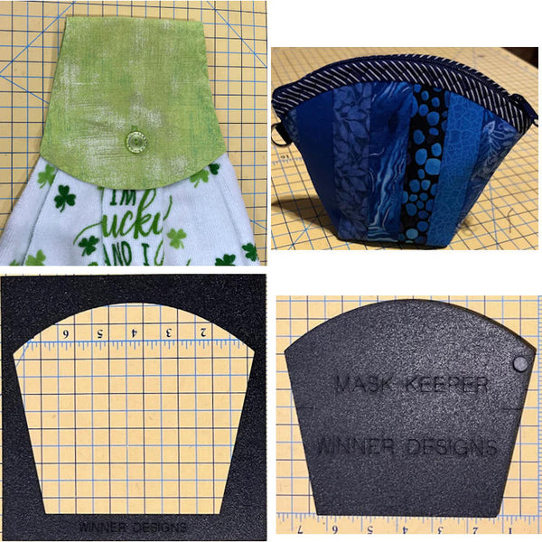 Mask Keeper/Towel Topper Template & Fussy Cut – Winner Designs