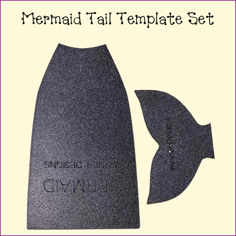 Mermaid Tail Template Set – Winner Designs