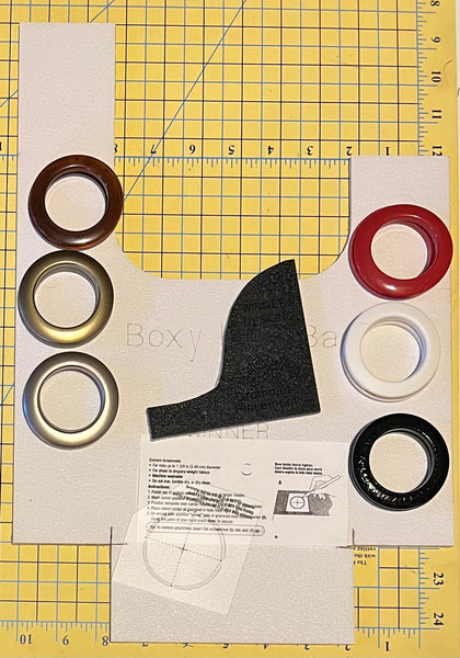 Boxy Knot Bag Template, Grommet Placement Tool, Grommets – Winner Designs